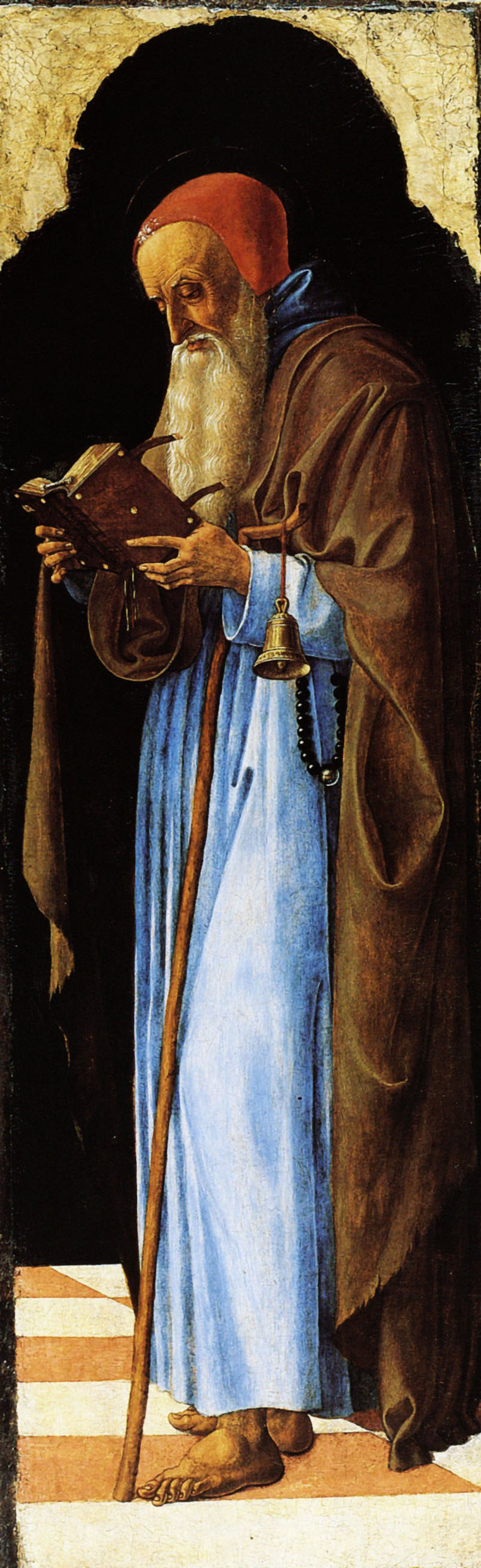 1460 giovanni bellini saint antoine abbe 125 x 40 cm paris musee du ...
